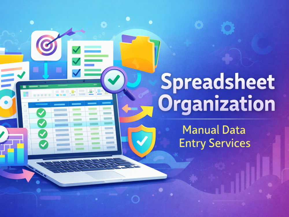 Expert Manual Data Entry and Spreadsheet Organization Services | Upwork