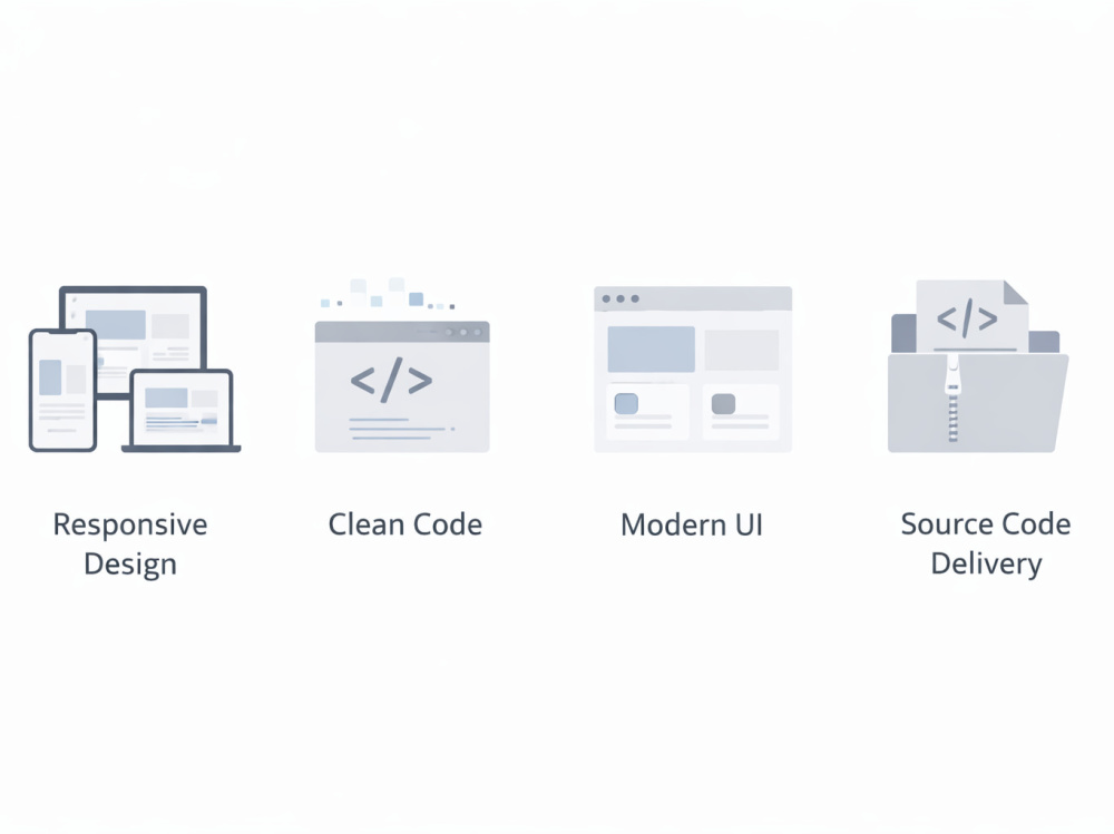 I will build a simple and modern website or web app (no backend) | Upwork