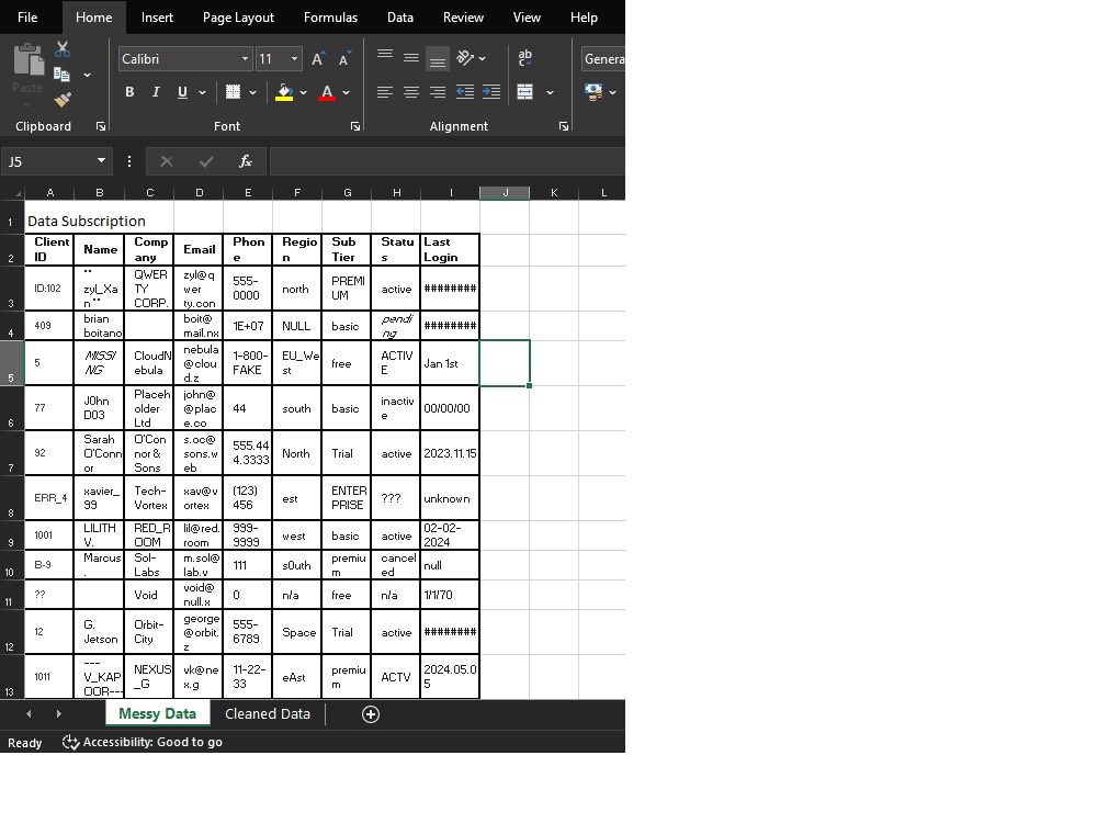 Clean, organize, and standardize your Excel or Google Sheets data | Upwork