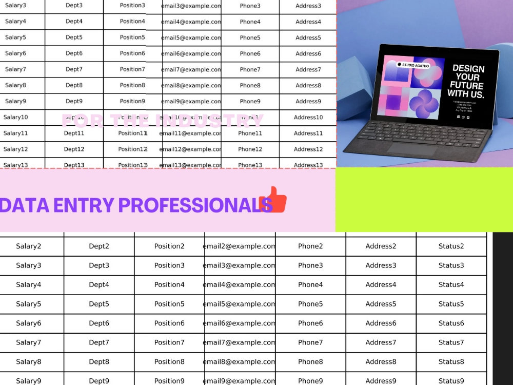 Expert Data Entry Operator | Excel, Web Research & PDF Conversion | Upwork