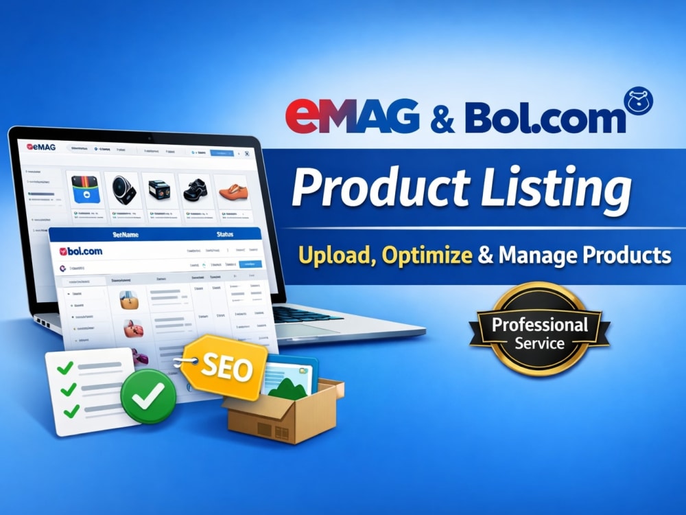 Professional product listings on eMAG & Bol.com | Upwork