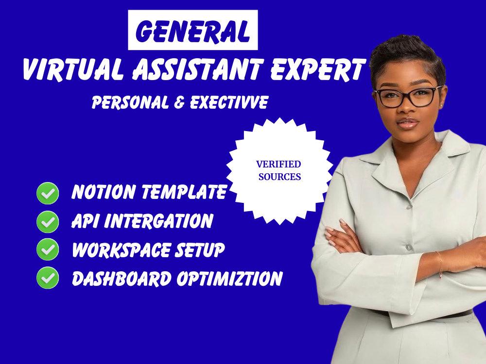 Notion Virtual Assistant notion template expert notion VA notion ...