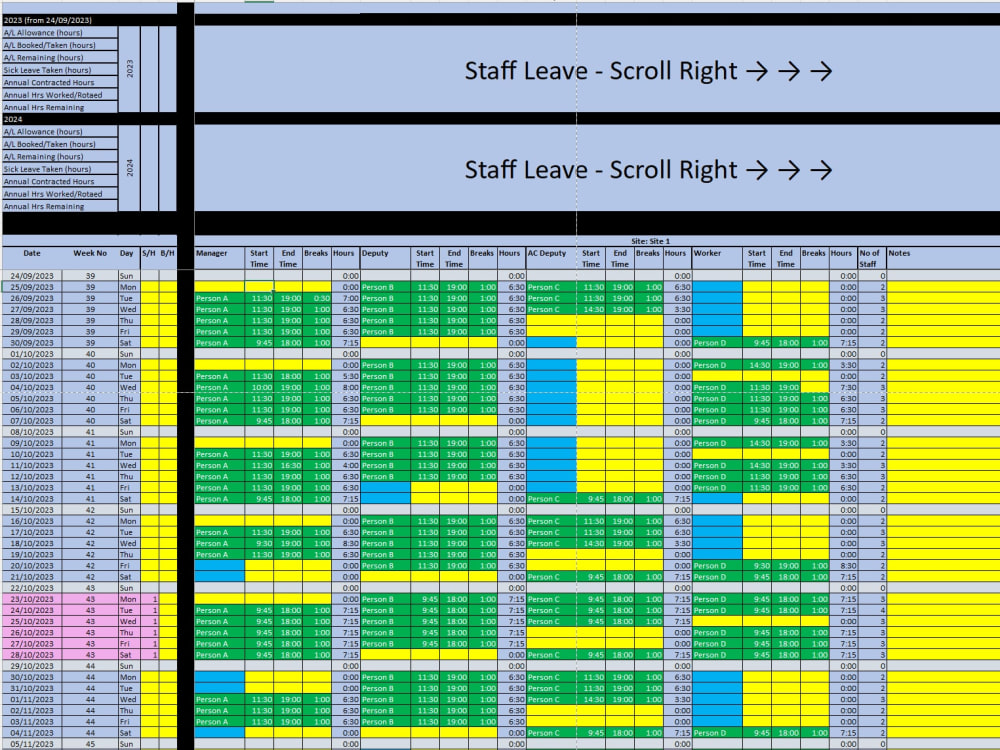 A custom excel database with data validations, formulas, constraints ...