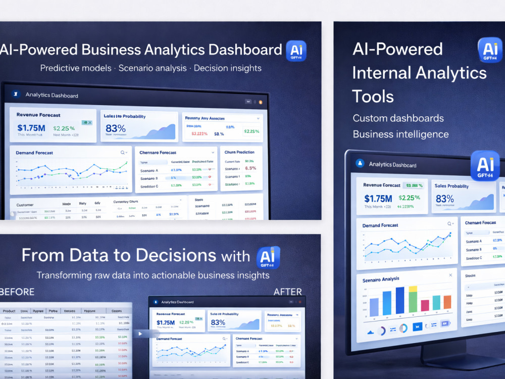 AI-Powered Internal Tools & Admin Dashboards for Businesses | Upwork