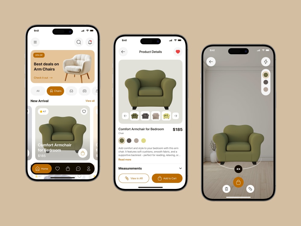 A modern and user-friendly e-commerce app UI in Figma | Upwork