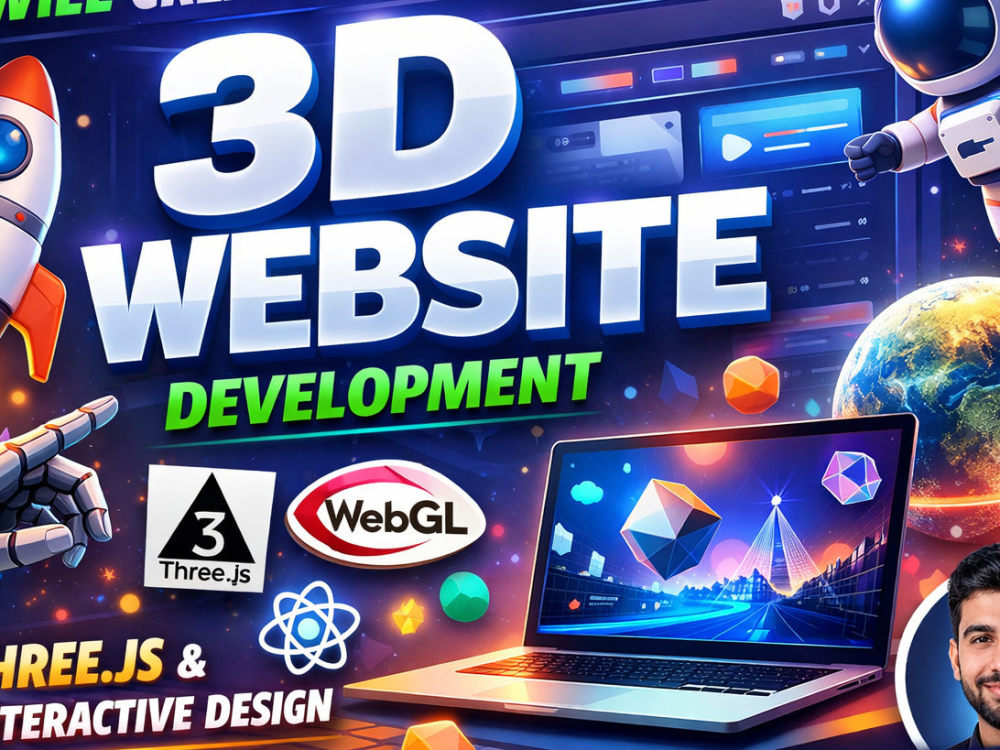 Interactive 3D Website Using Three.js and WebGL | Upwork