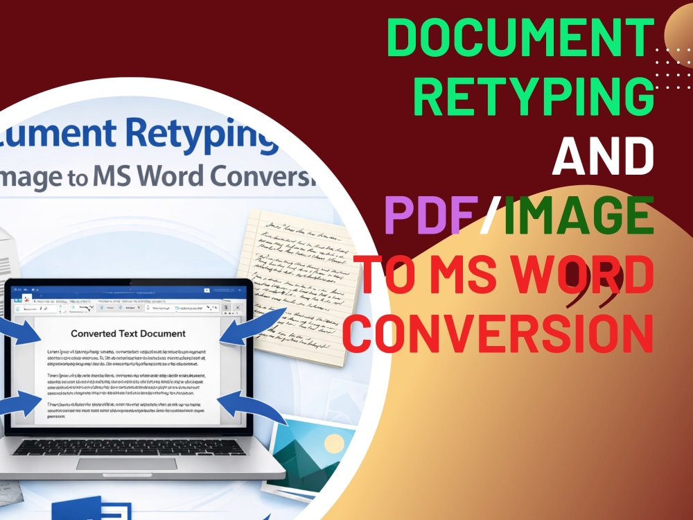 Document Retyping and PDF/Image to MS Word Conversion | Upwork