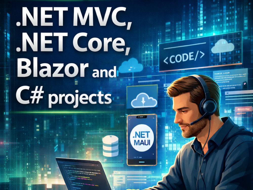 Developer for your .NET MVC, .NET Core, Asp.Net MVC, Blazor and C# ...