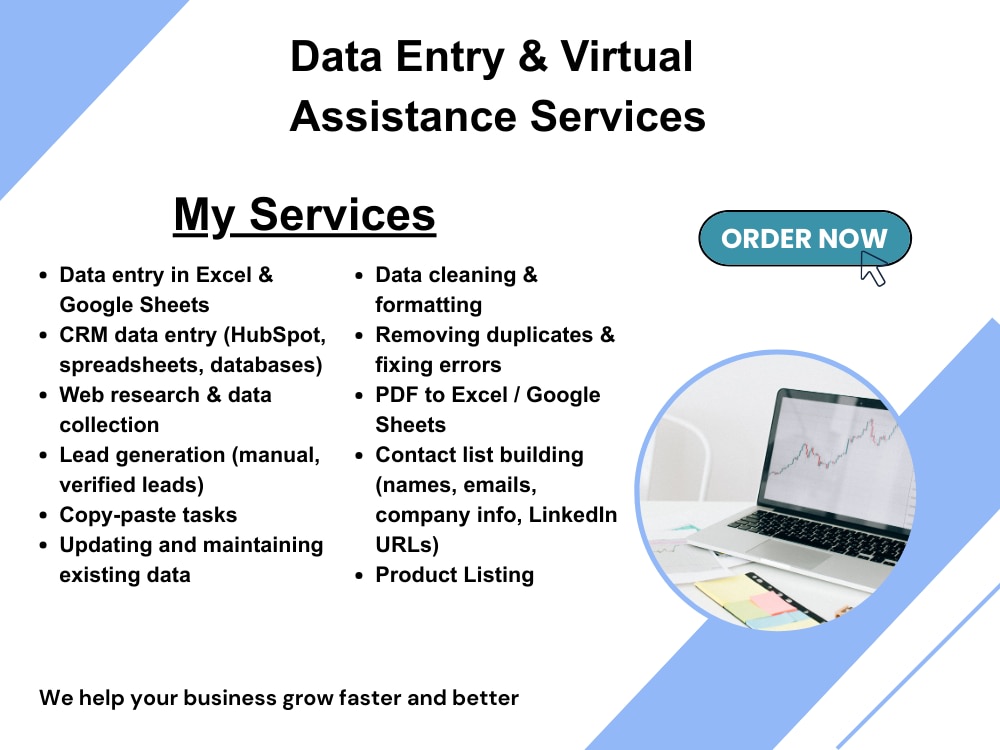 Data Entry & Virtual Assistance Services – Fast, Accurate & Reliable ...
