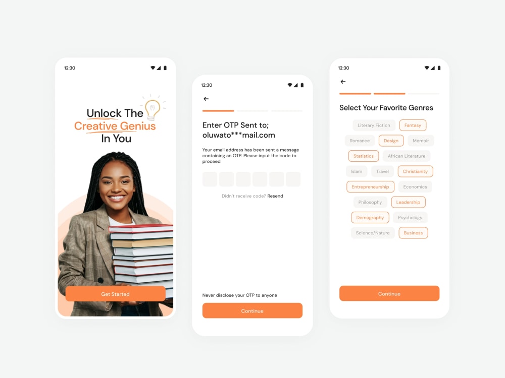 UI/UX Design for a Book Reading App That Keeps Users Engaged Longer ...