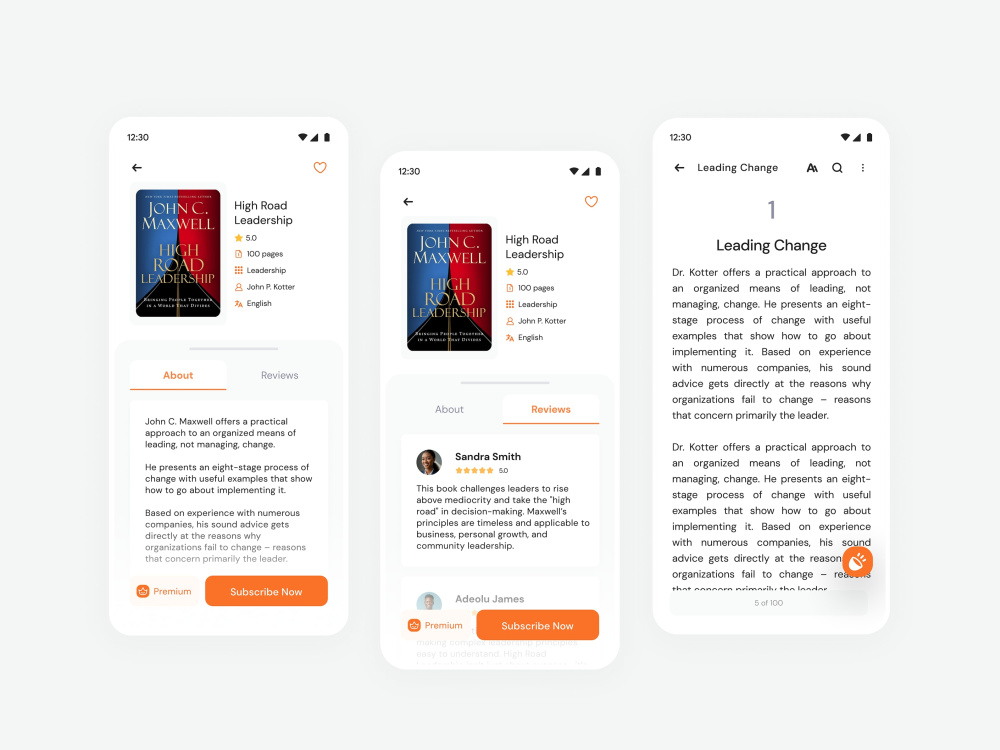 UI/UX Design for a Book Reading App That Keeps Users Engaged Longer ...