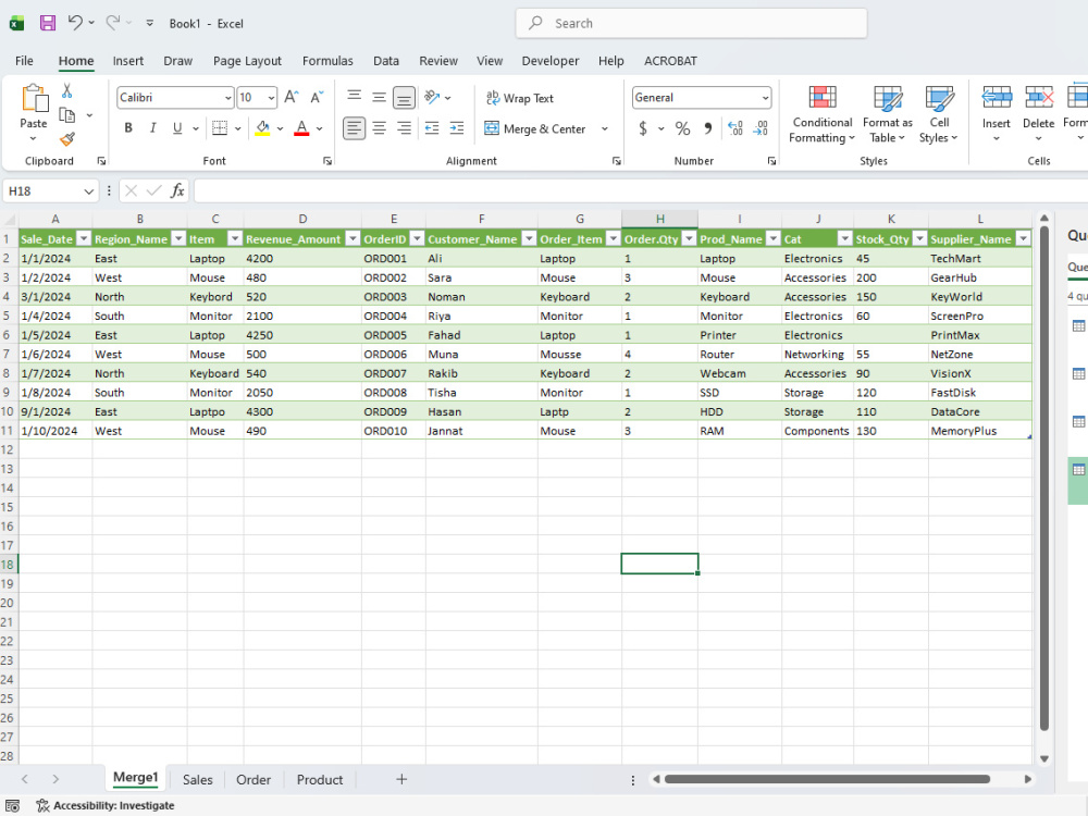 Automated Excel Sheets Merge Using Power Query (Dynamic Master Table ...