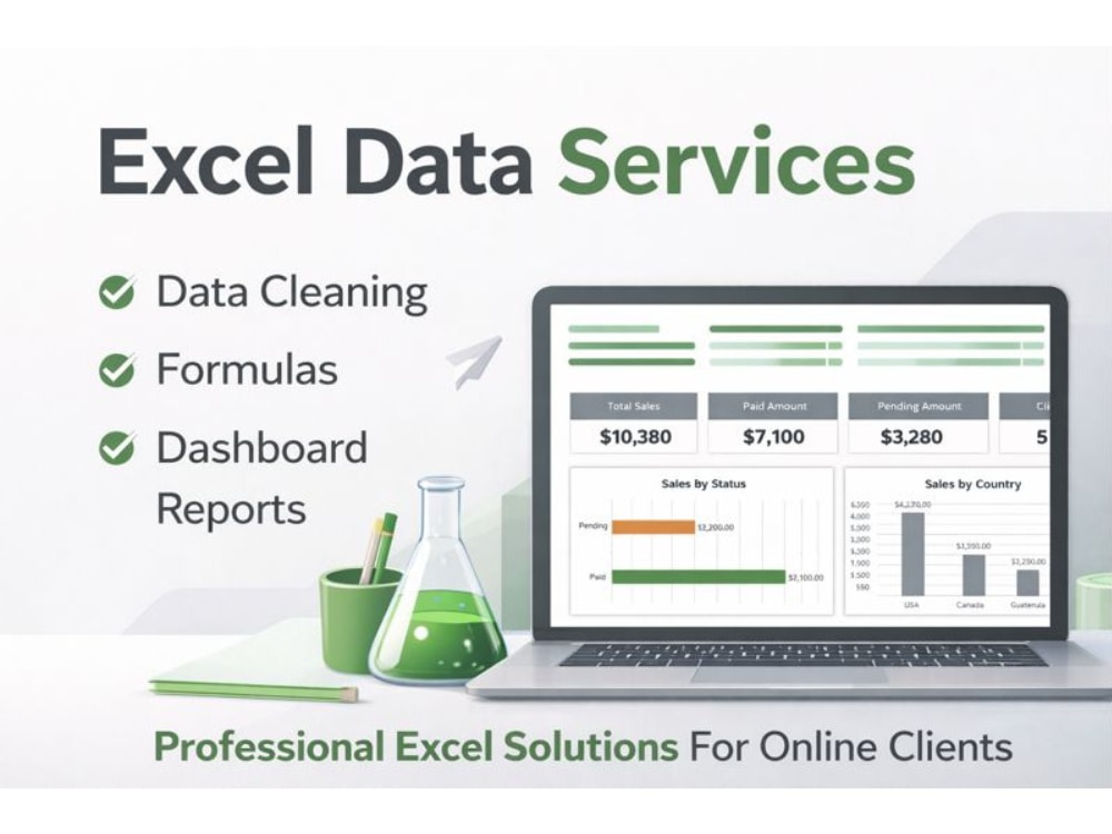 Excel Sales Dashboard – Data Cleaning & Analysis | Upwork