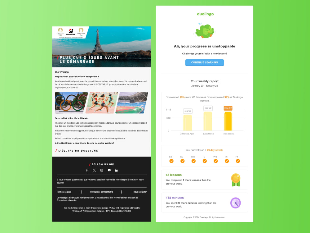 Html or drag and drop constant contact email template newsletter | Upwork