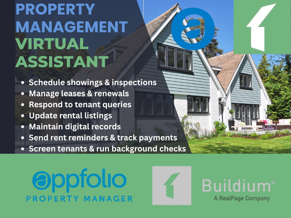 Property Management Virtual Assistant | AppFolio | Buildium | Upwork