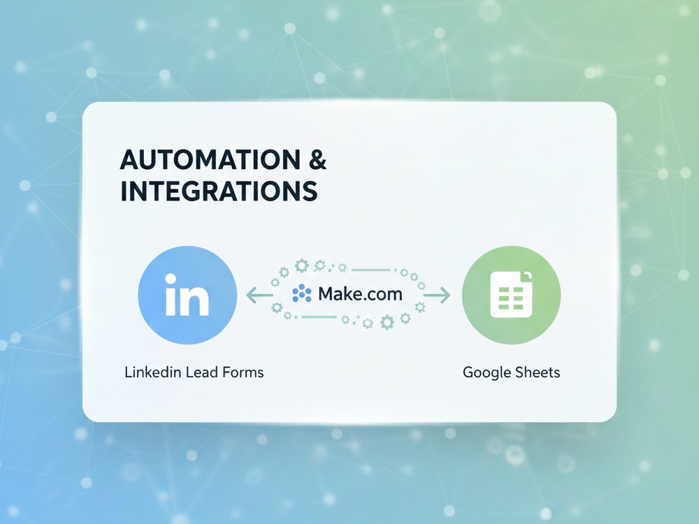 LinkedIn Lead Forms → Google Sheets Integration | Upwork