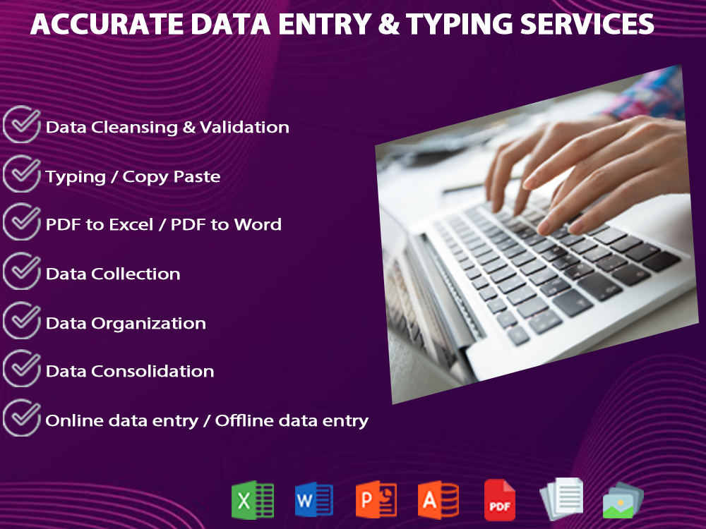 Fast and accurate data entry, copy paste & manual typing | Upwork
