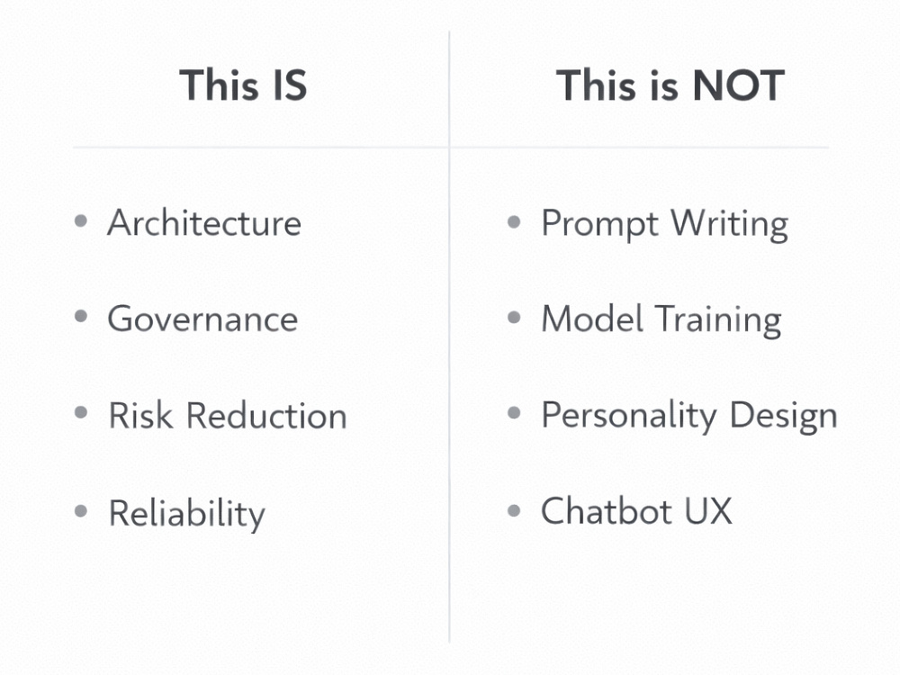 Foundational LLM Behavior Architecture — Review & Design | Upwork