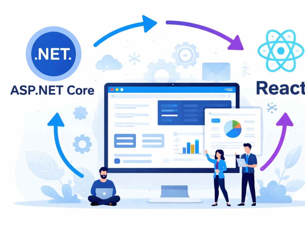 Asp.net core with React Application | Upwork