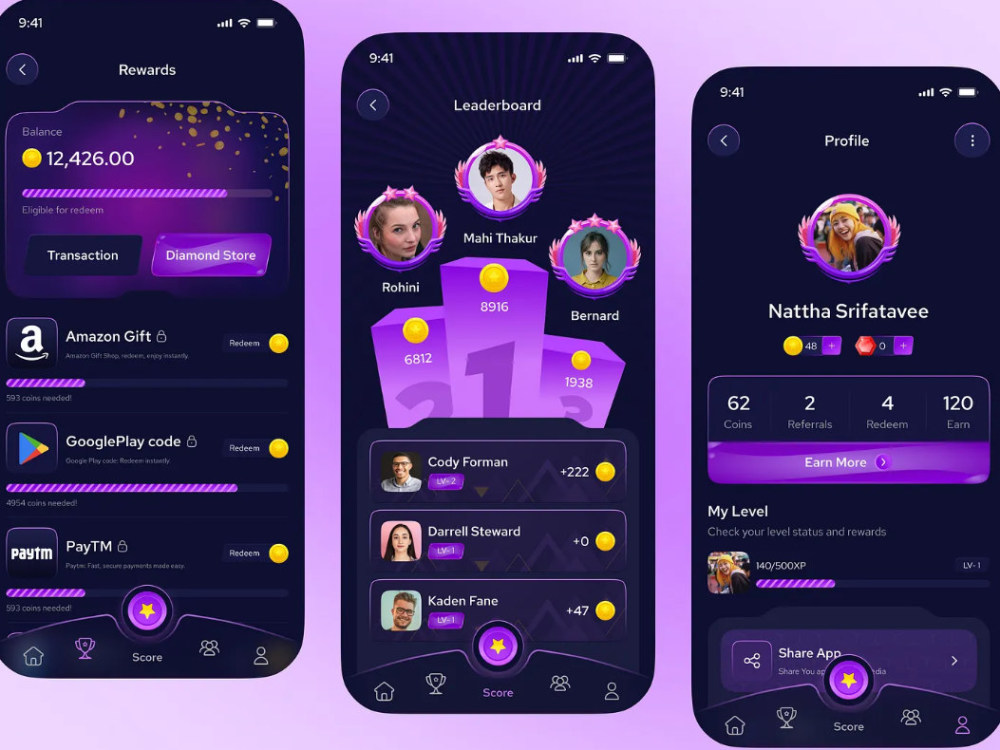 Professional mobile app UI UX design with clickable prototype | Upwork