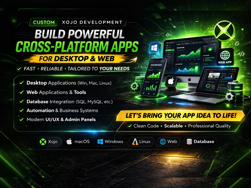 Custom desktop and web apps using Xojo | Upwork
