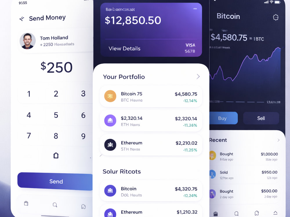 A modern and user-friendly mobile app UI design | Upwork