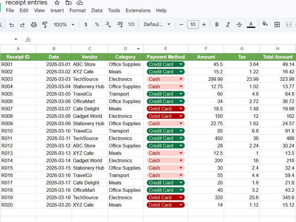 Excel Data Entry & Sales Reporting for Online Store | Upwork
