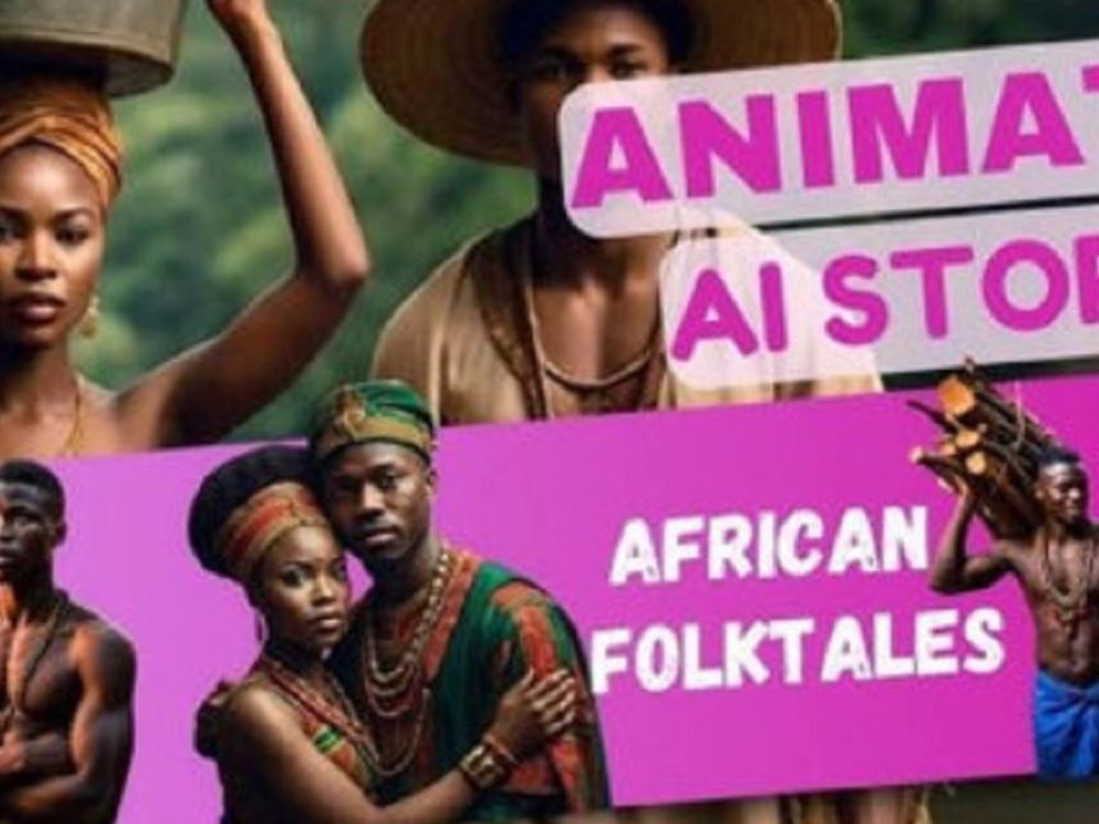 Animated ai animation story ai video art african folktales kids cartoon ...