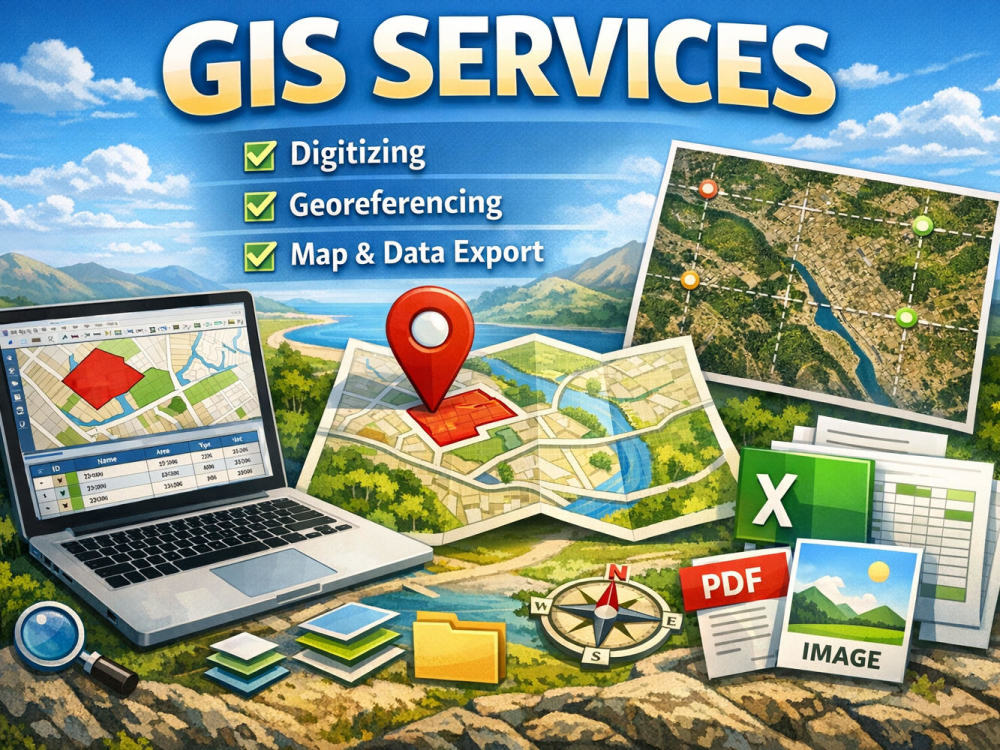 Basic GIS Support: Digitizing & Georeferencing | Upwork