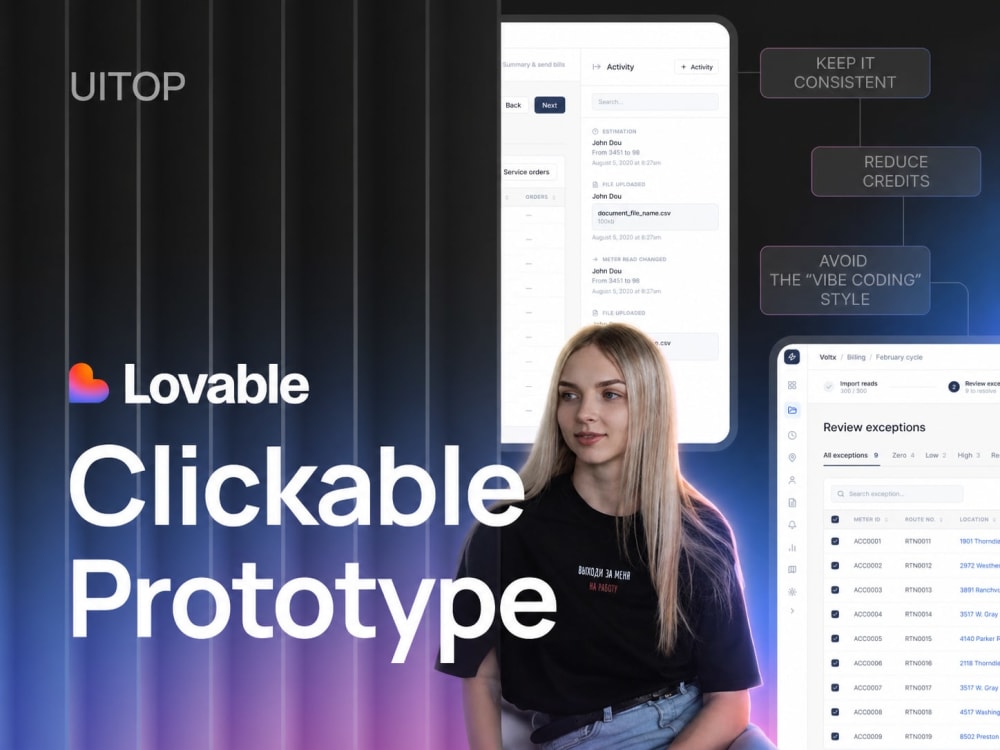 UI UX Designer | UX UI App Designer AI | Lovable Clickable Prototype ...