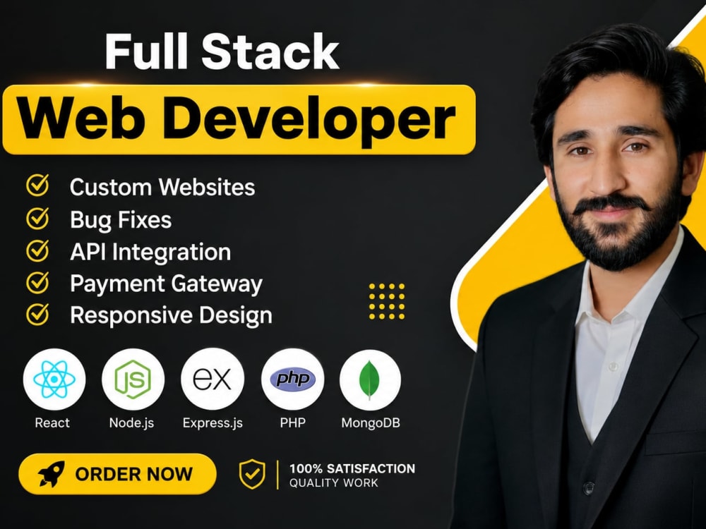 Build website, website development, full stack developer, front end ...