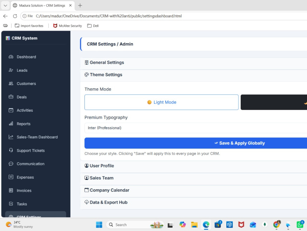 Custom CRM Software for Lead and Sales Management | Upwork