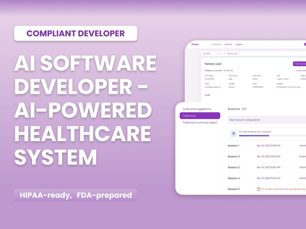 AI Software Developer / Compliant Developer / Secure AI Integration ...