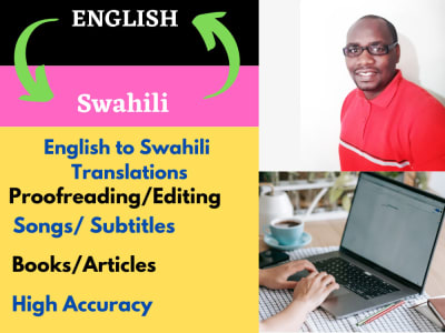 English to Swahili or Swahili to English Translations | Upwork