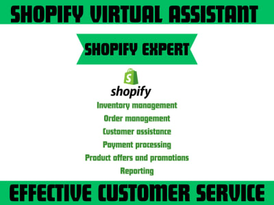 An Effective Shopify Virtual Assistant | Upwork
