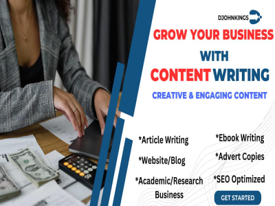 A Creative and Unique Content writing for your project. | Upwork