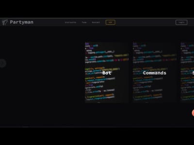 Discord bot dashboard with react and python. | Upwork