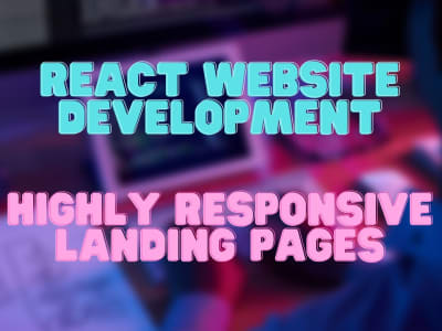 A highly customizable and responsive React landing page | Upwork