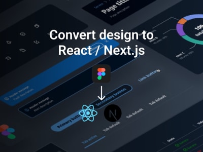 A Figma design to React/Next.js | Responsive | Pixel Perfect | TypeScript | Upwork