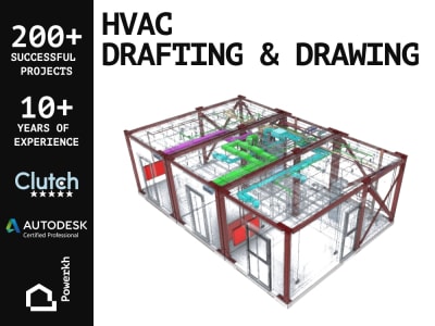 MEP/HVAC drawings and models along with coordination and quantity ...