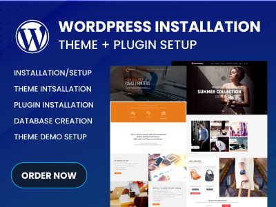WordPress Installation with Theme and plugin setup | Upwork