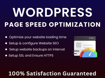 WordPress Page Speed Optimization | Upwork
