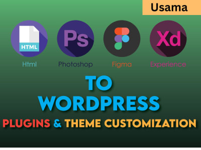 HTML/PSD/Figma/XD To Wordpress, Plugins, Themes Customization | Upwork
