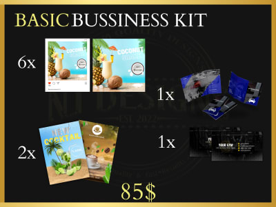 FULL BRAND KIT FOR YOUR BUSINESS | Upwork