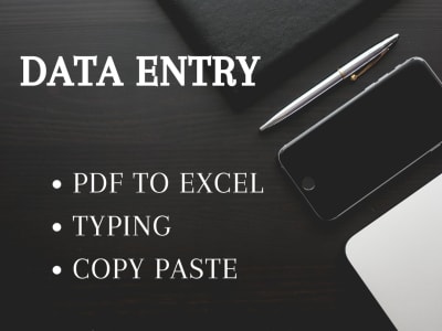 Data entry, typing, copy paste services | Upwork