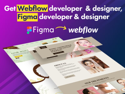 Webflow developer,figma to webflow, webflow designer,Figma designer ...