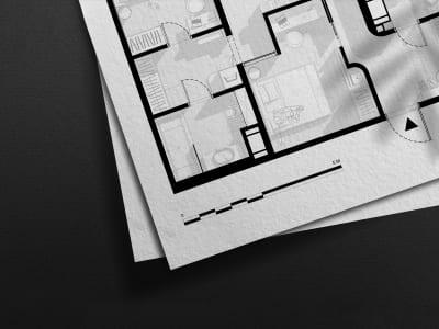 Your home floor plan options with furniture layout and dimensions | Upwork