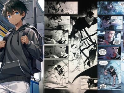 A storyboard of anime, manga, comic page, webcomic, graphic novel for ...