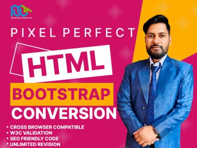 Pixel-Perfect HTML/CSS Template with Responsive Mobile Design | Upwork