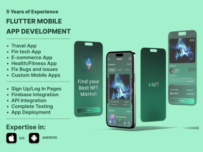 Android and IOS Mobile App in Flutter - Expert Flutter App Developer | Upwork
